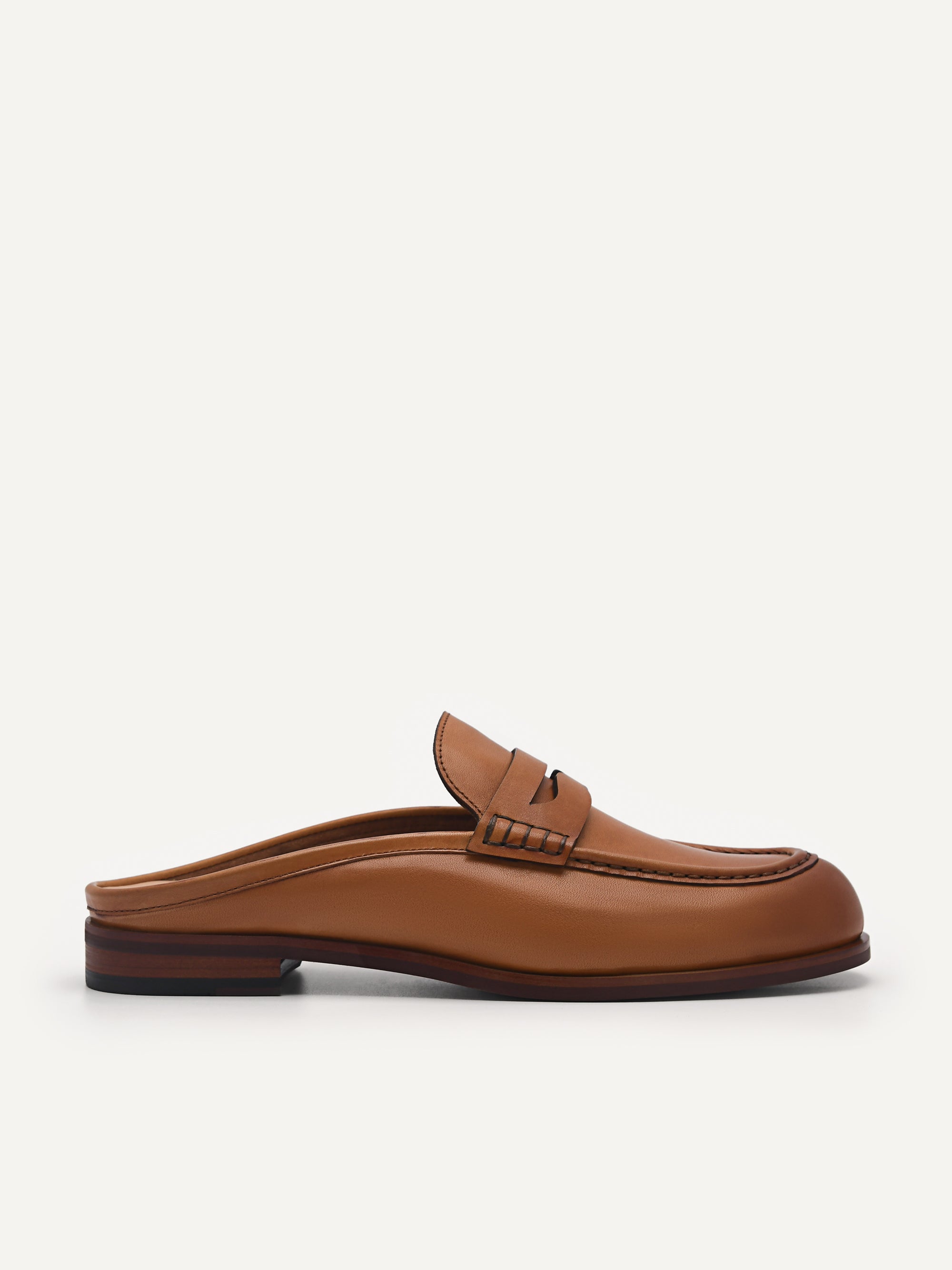 Blake Leather Penny Loafer Mules – PEDRO